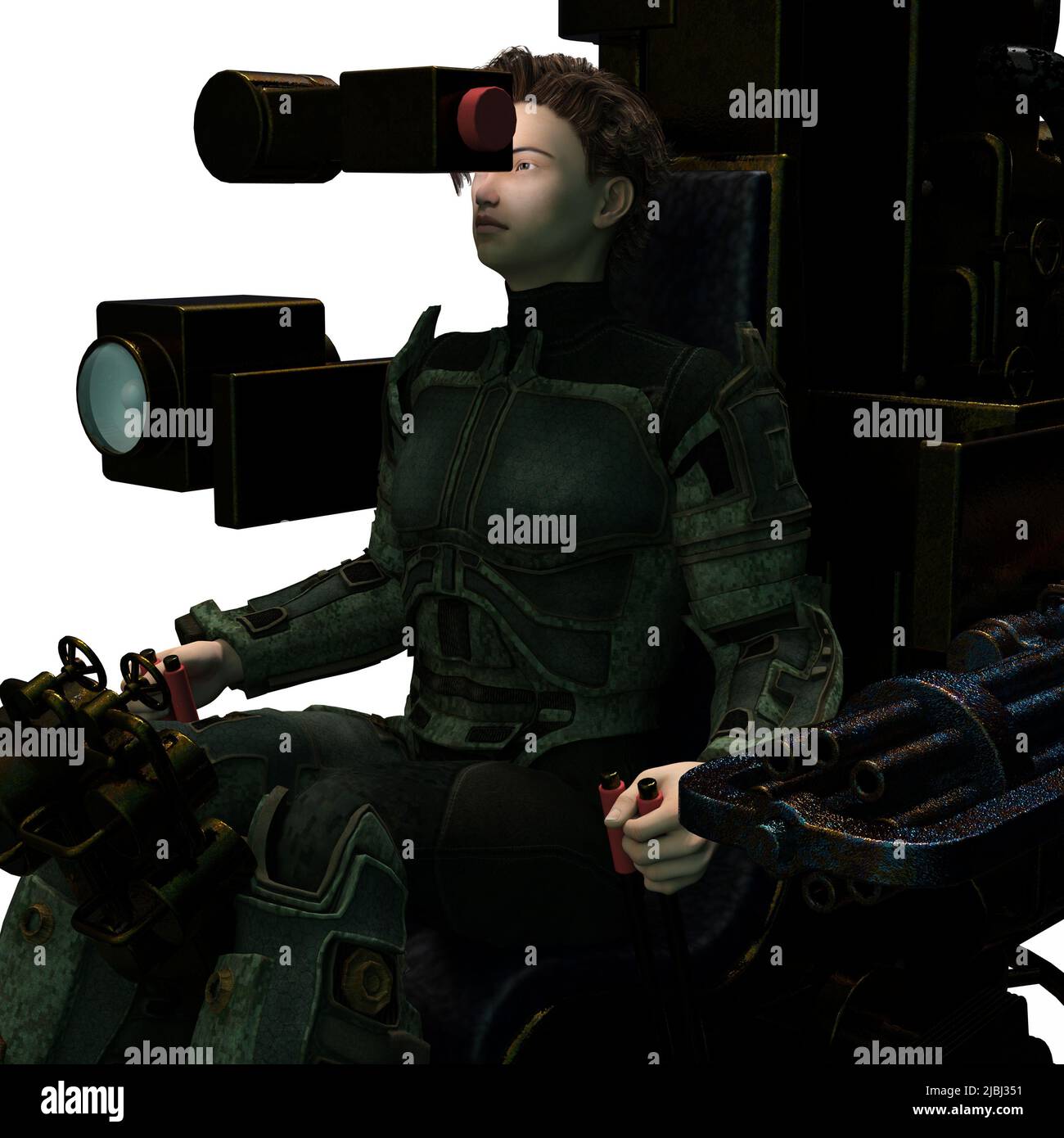 3D-illustration of a mechanic robot walker Stock Photo - Alamy