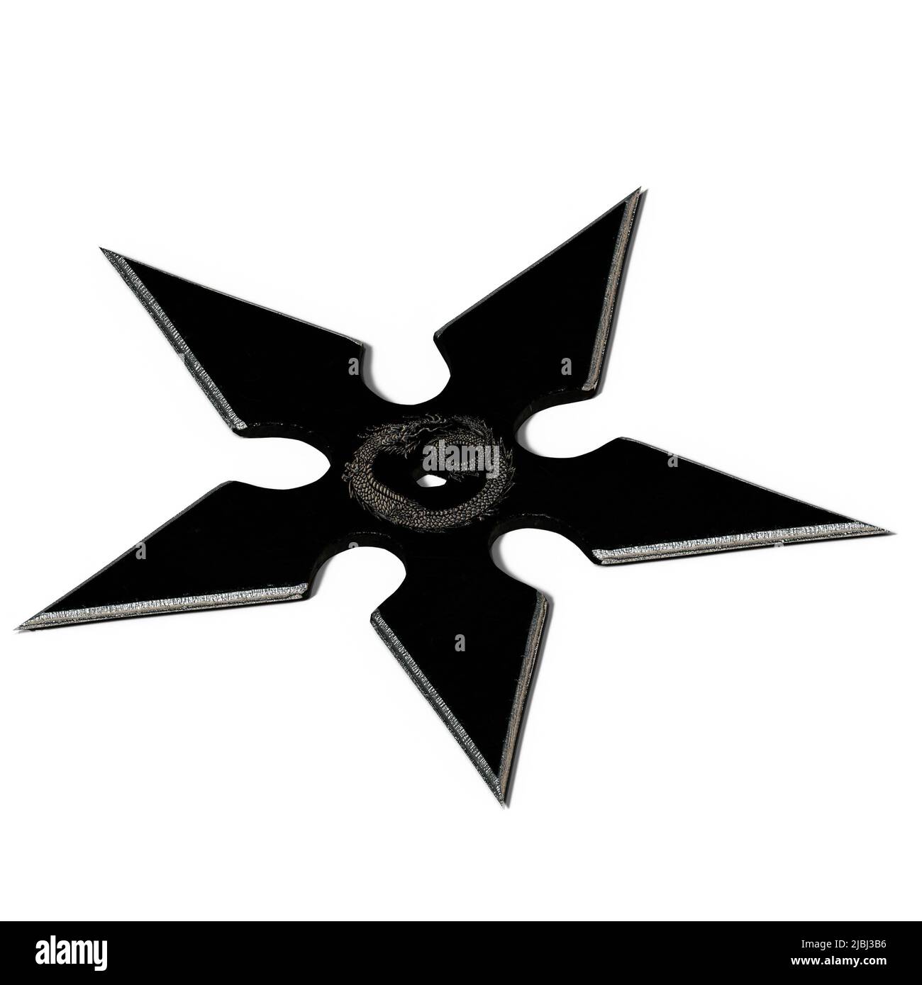 3D-Illustration of an Isolated shuriken weapon Stock Photo - Alamy