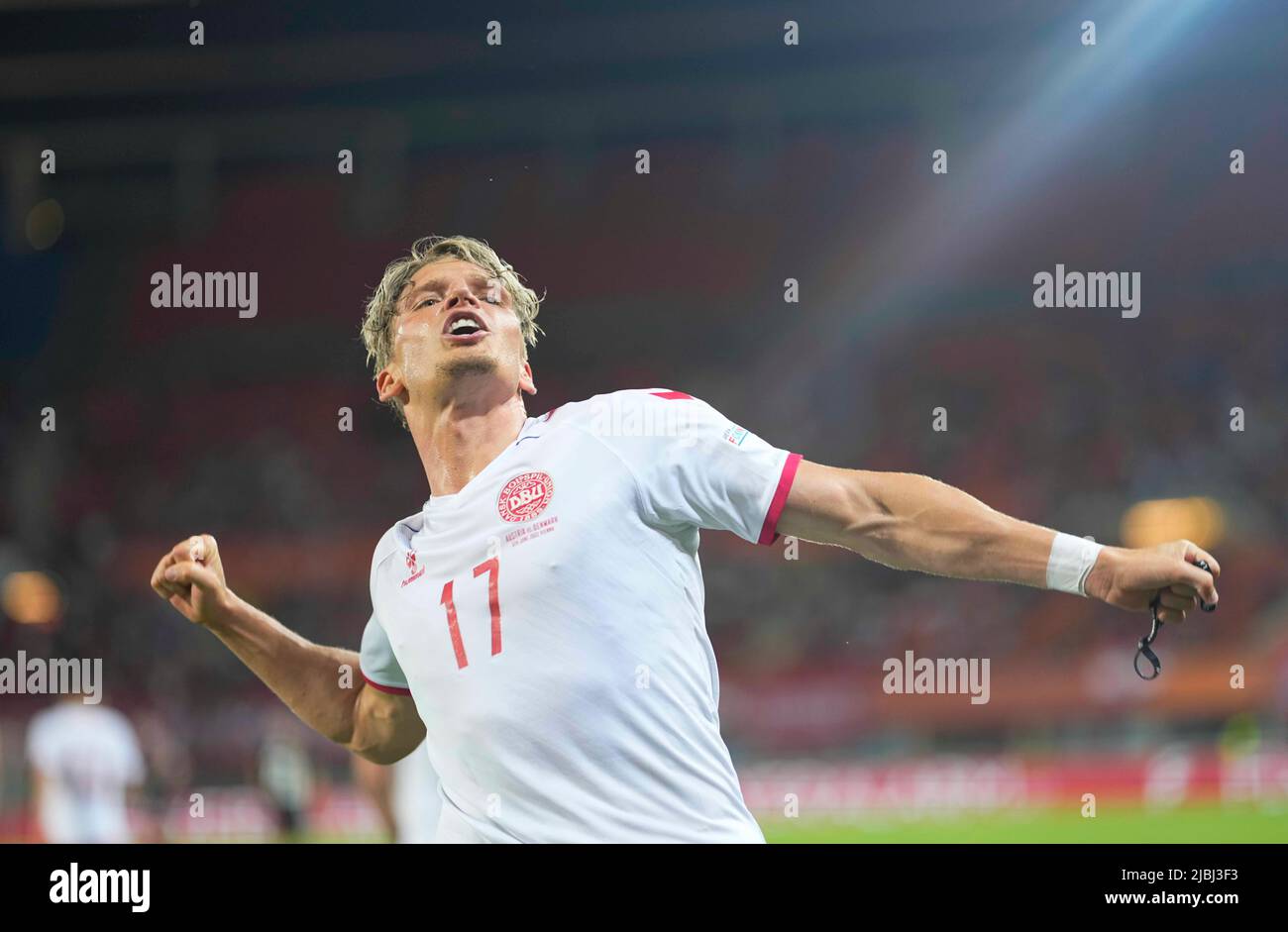 Ernst-Happel Stadium, Vienna, Austria. 6th June, 2022. Jens Stryger ...