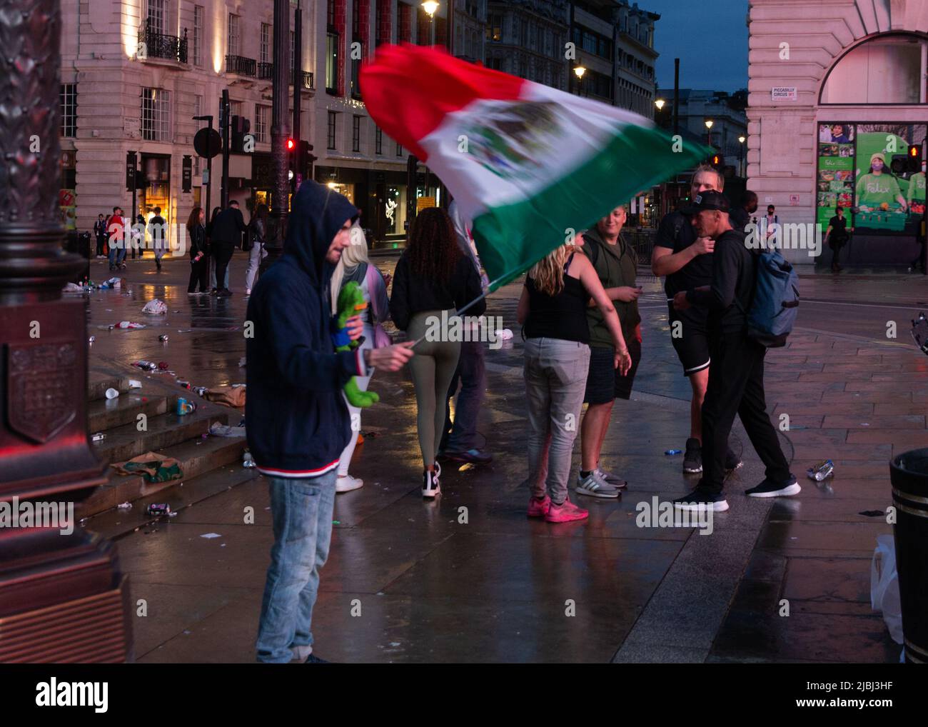Scenes in Central London during the 16th UEFA Euro 2020 game Featuring ...