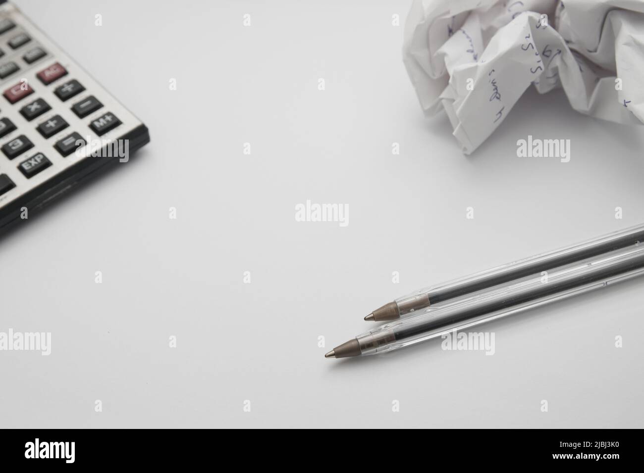 Crumpled page from school hi-res stock photography and images - Alamy