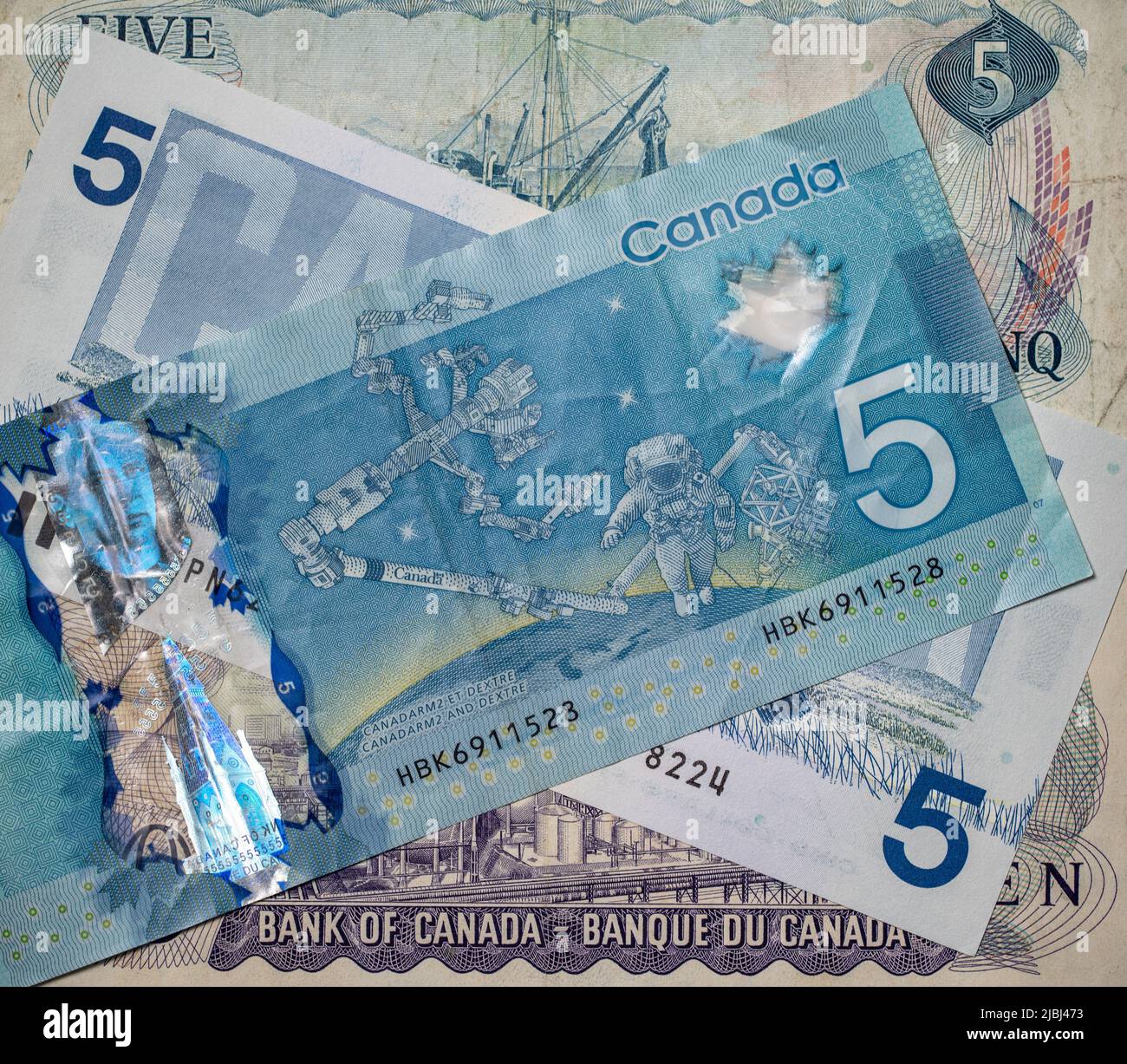 Ten dollar bill canada hi-res stock photography and images - Alamy