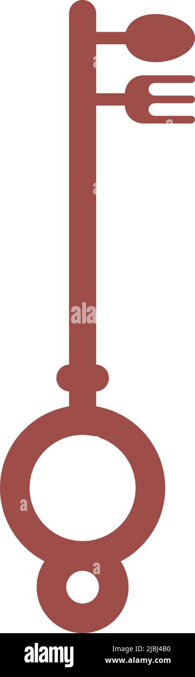 Key and Chef logo concept design illustration vector Stock Vector Image ...