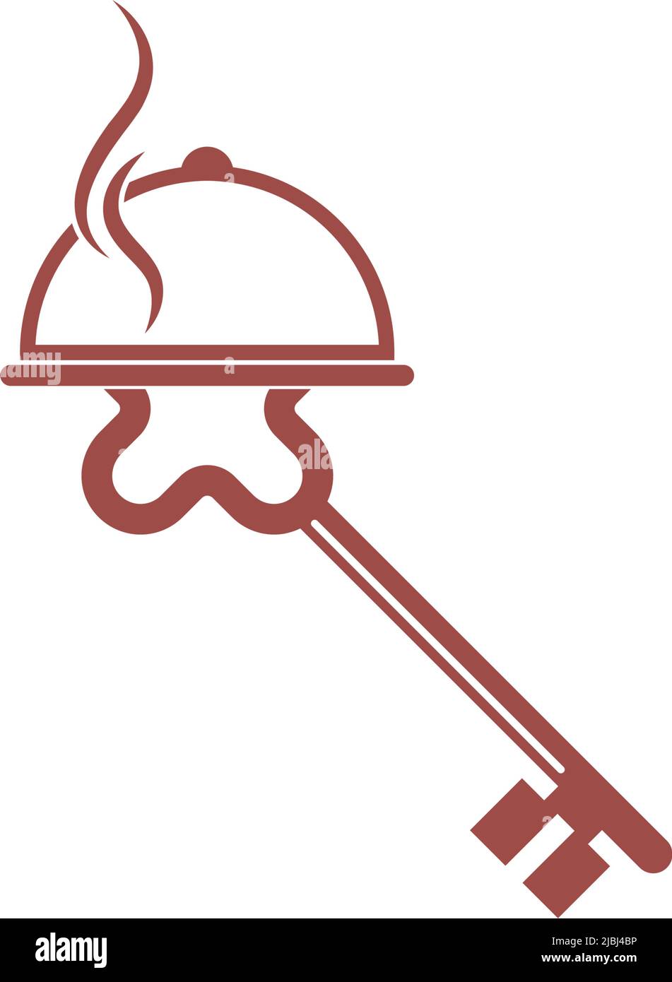 Key and Chef logo concept design illustration vector Stock Vector Image ...