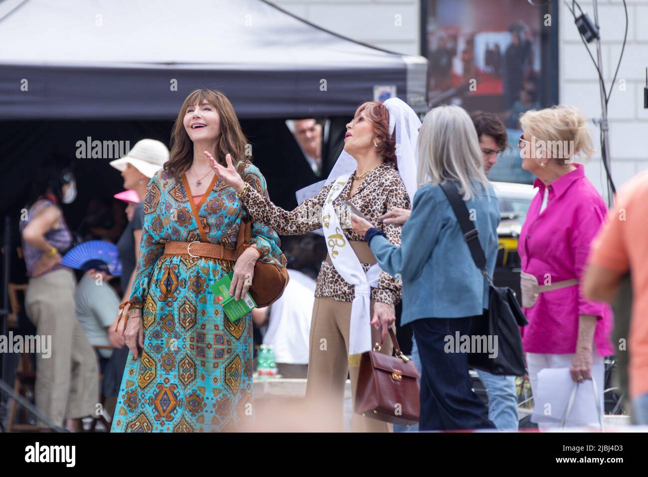 June 6, 2022, Rome, Italy: Actresses Diane Keaton, Jane Fonda, Candice ...