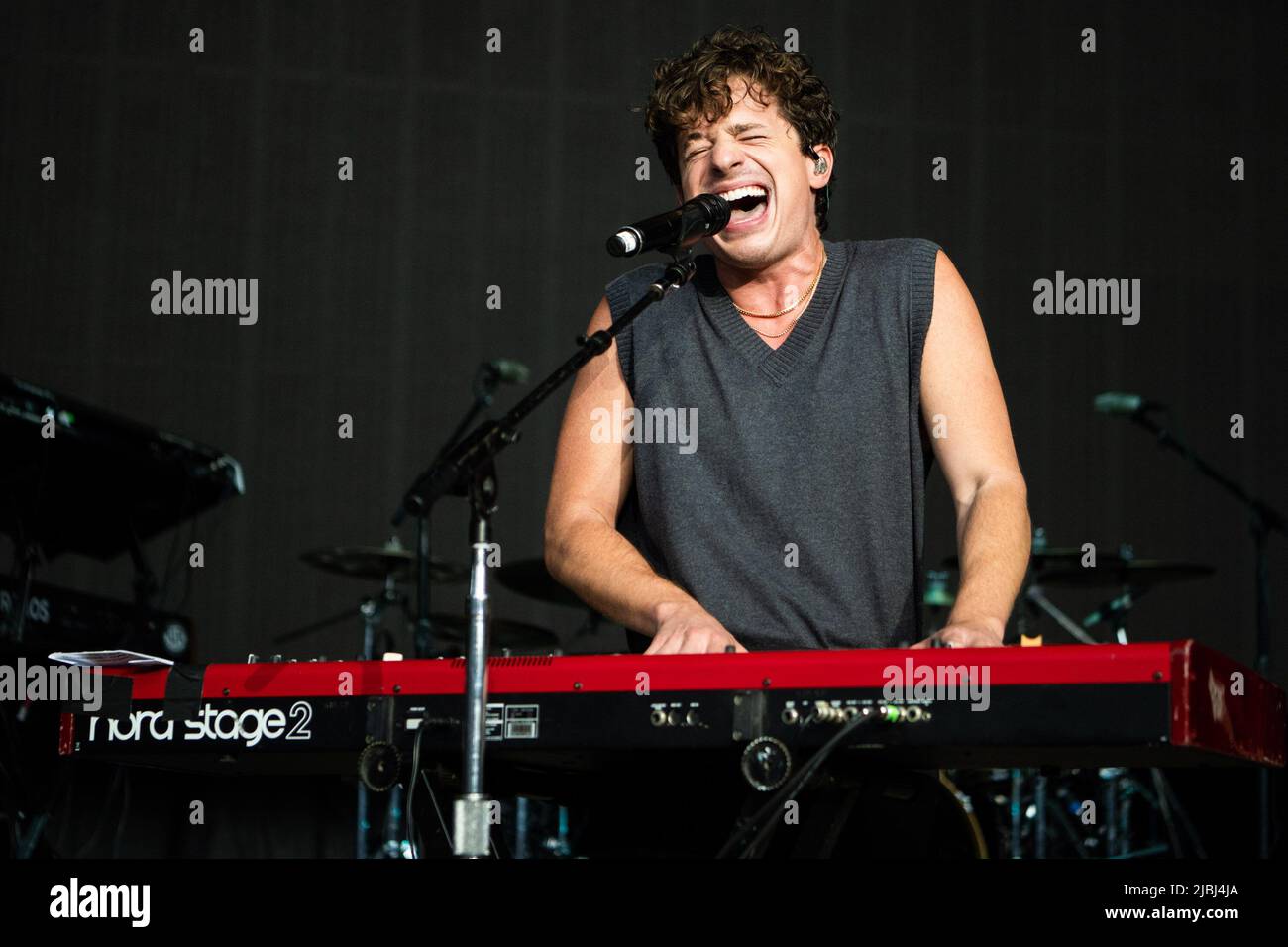 Charlie Puth performs during Wild 94's Wazzmatazz at Shoreline ...