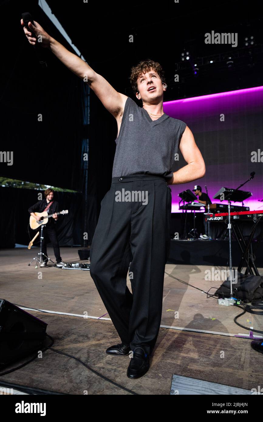 Charlie Puth performs during Wild 94's Wazzmatazz at Shoreline ...