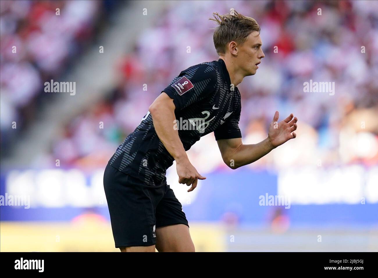 Ben Waine of New Zealand during the friendly match between Peru and New ...
