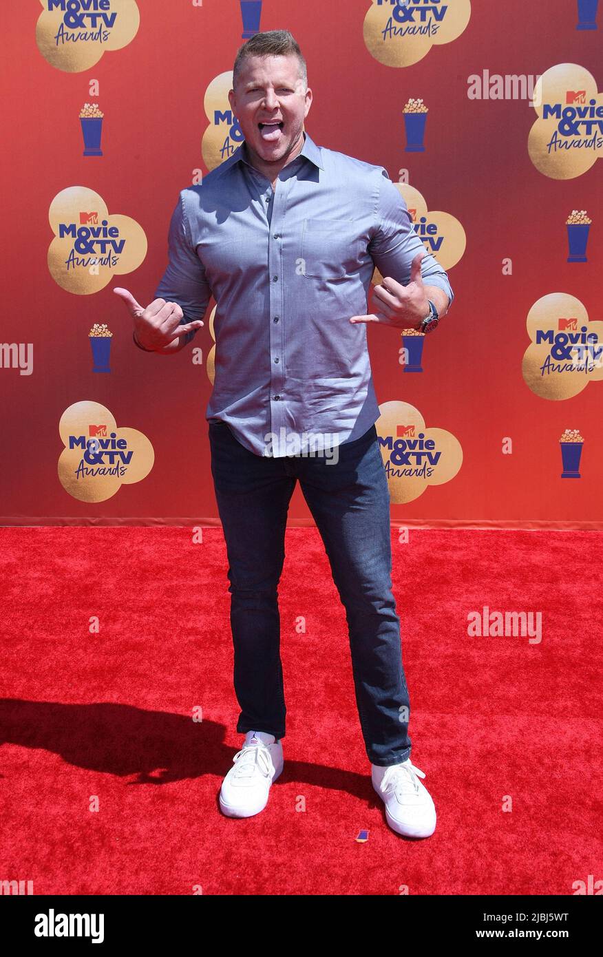 Santa Monica, USA. 05th June, 2022. Mark Long attends the 2022 MTV ...