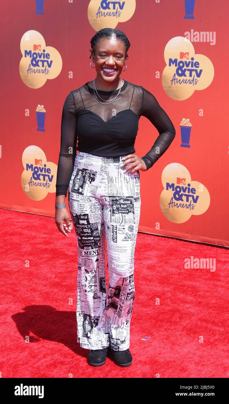 Santa Monica, USA. 05th June, 2022. Noveen Crumbie attends the 2022 MTV ...