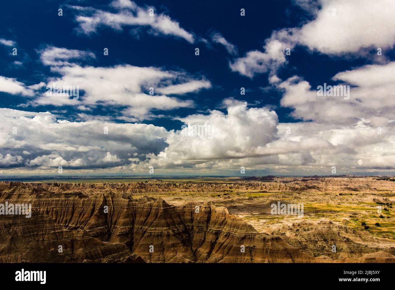 Pinnacles Overlook, Badlands National Park, South Dakota Stock Photo ...