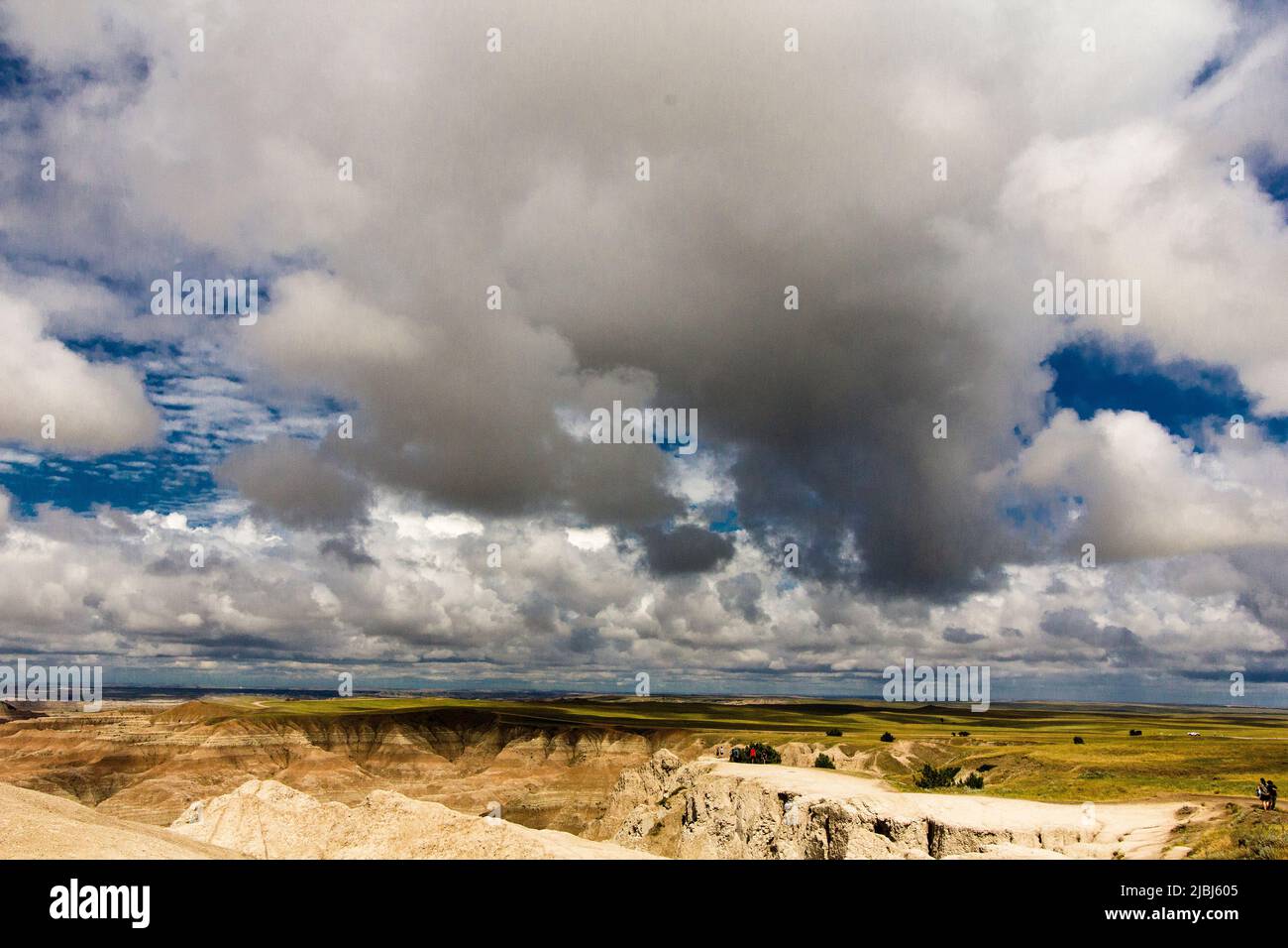 Pinnacles Overlook, Badlands National Park, South Dakota Stock Photo ...