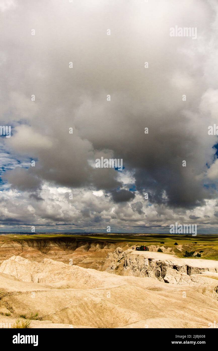 Pinnacles Overlook, Badlands National Park, South Dakota Stock Photo ...