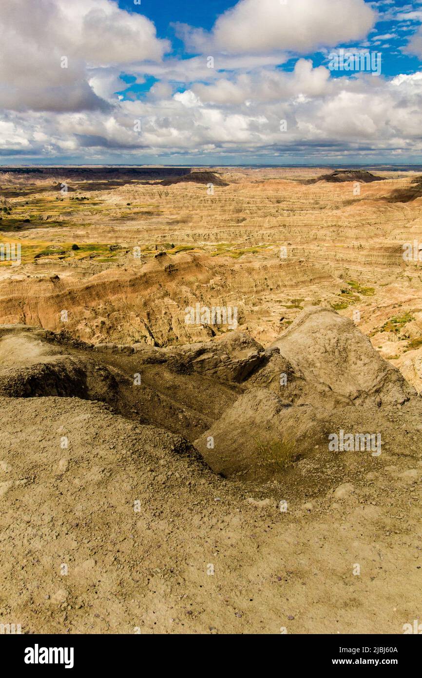 Pinnacles Overlook, Badlands National Park, South Dakota Stock Photo ...