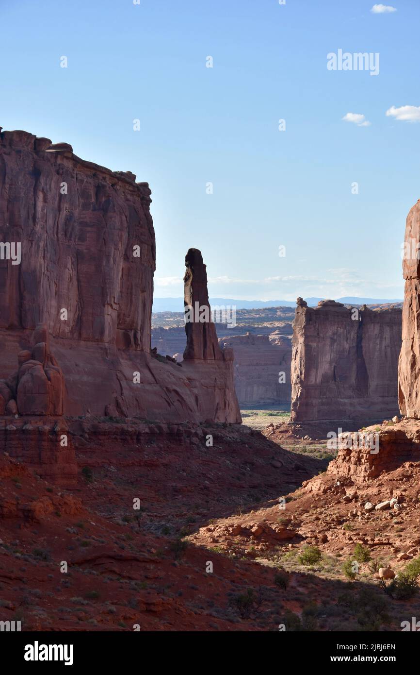 Red Rock Desert near Moab known for Dead Horse Canyon, Arches, and ...
