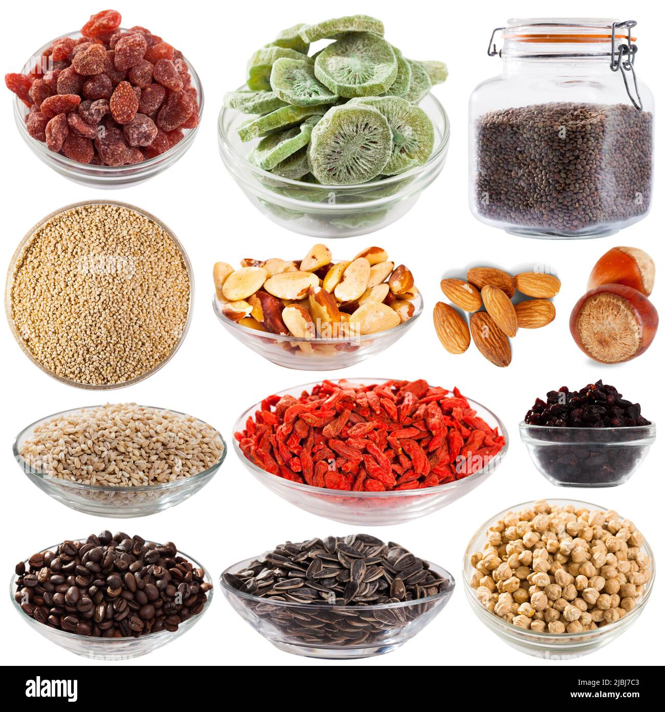 Set of dried and bulk food Stock Photo - Alamy