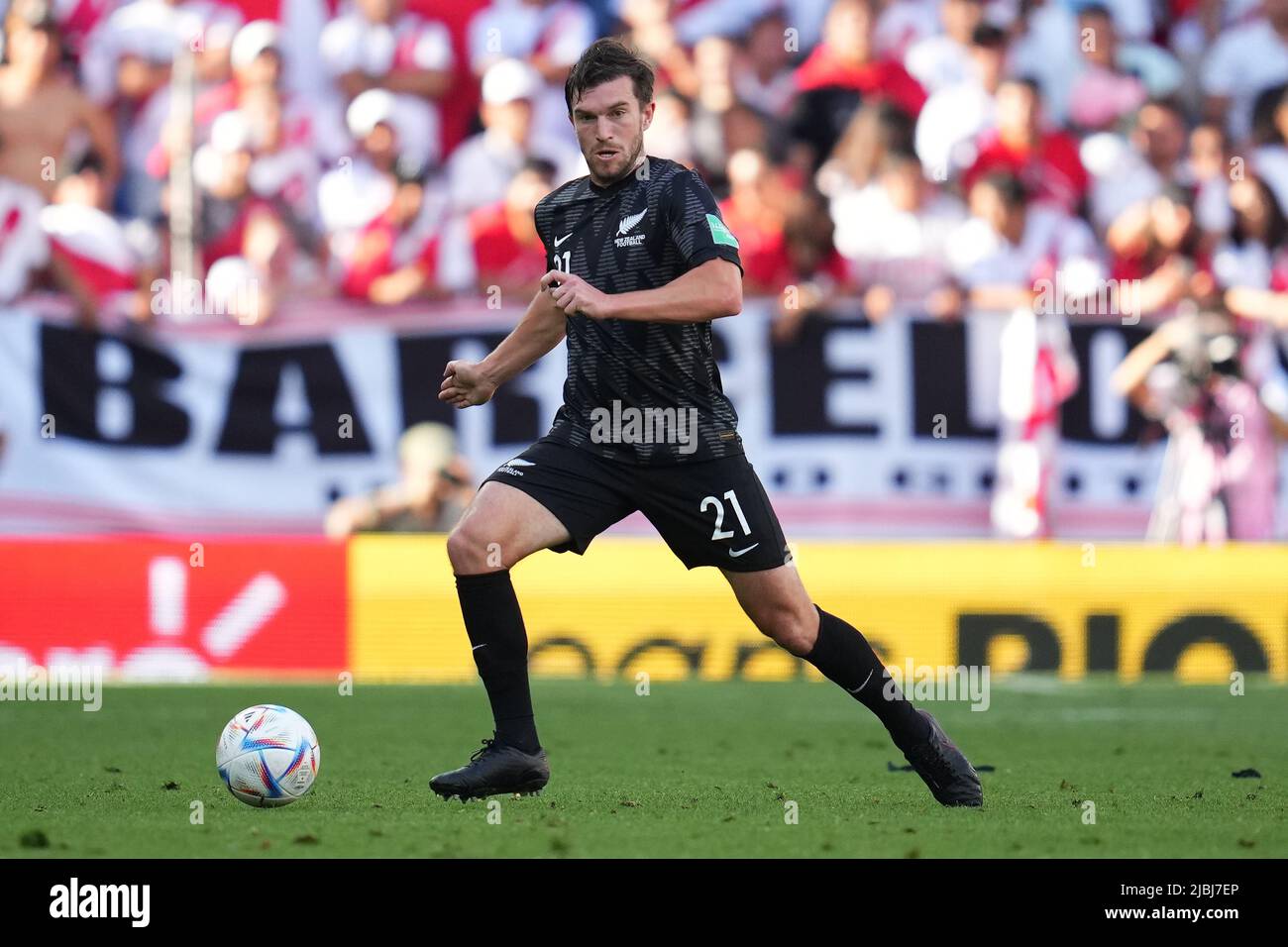 Tim Payne of New Zealand during the friendly match between Peru and New ...