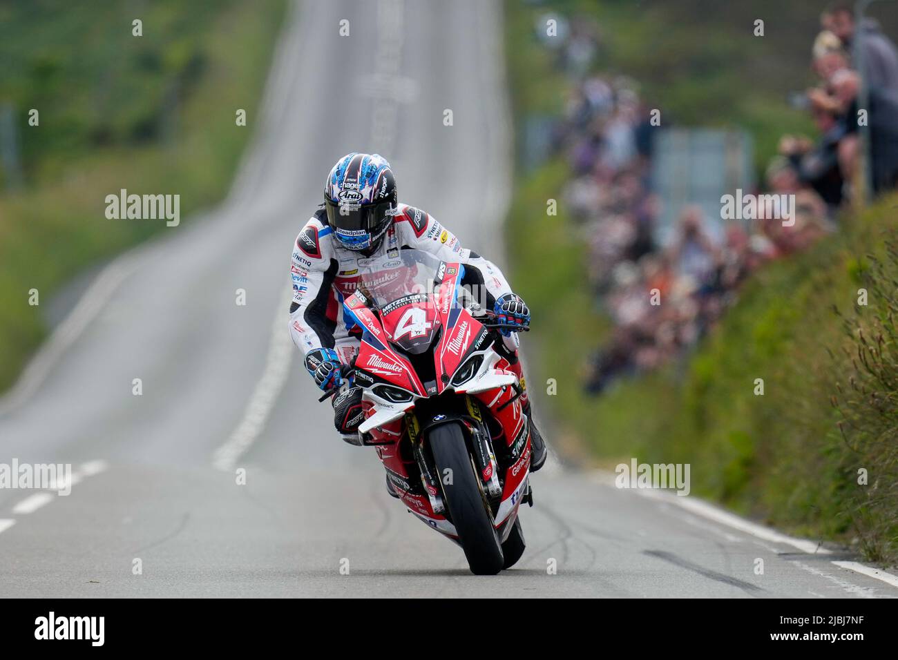 Douglas, Isle Of Man. 19th Jan, 2022. Ian Hutchinson (1000 BMW ...