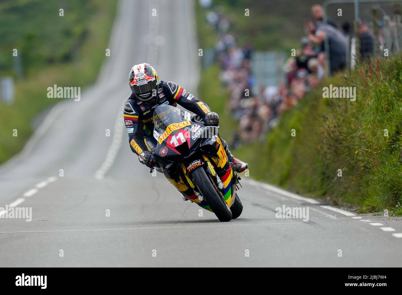 Douglas, Isle Of Man. 19th Jan, 2022. Conor Cummins (1000 Honda ...