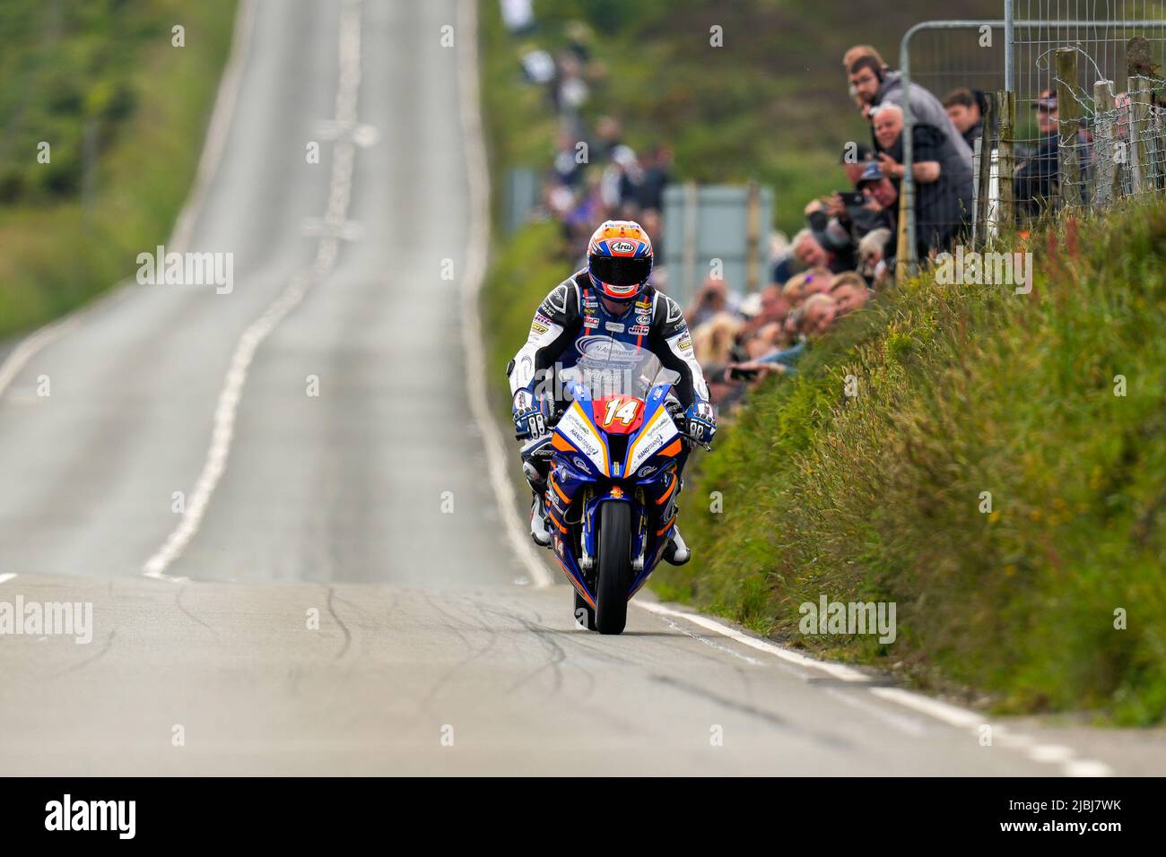 Douglas, Isle Of Man. 19th Jan, 2022. Philip Crowe (1000 BMW ...