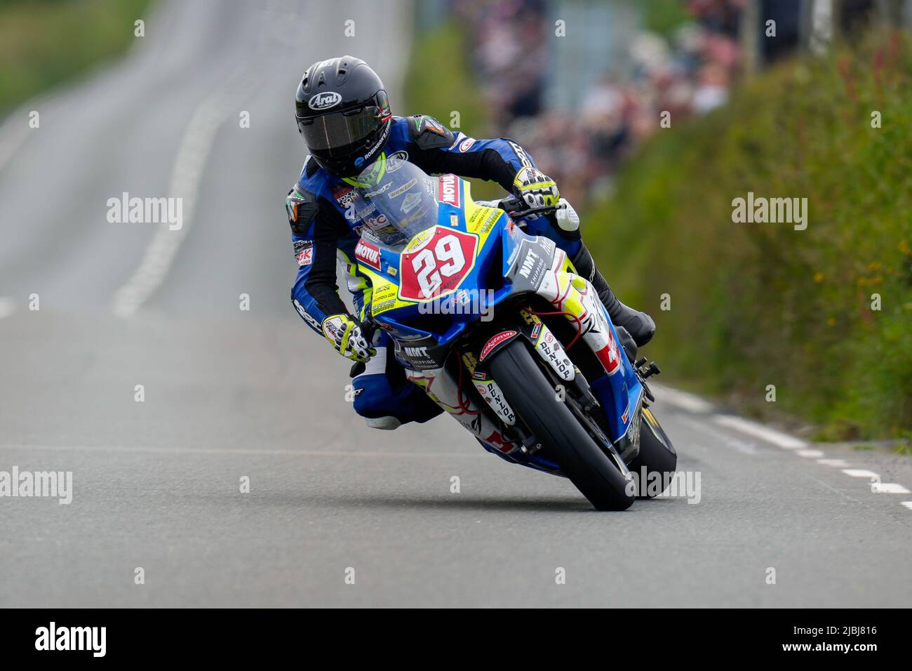 Douglas, Isle Of Man. 19th Jan, 2022. Mike Browne (1000 Suzuki ...