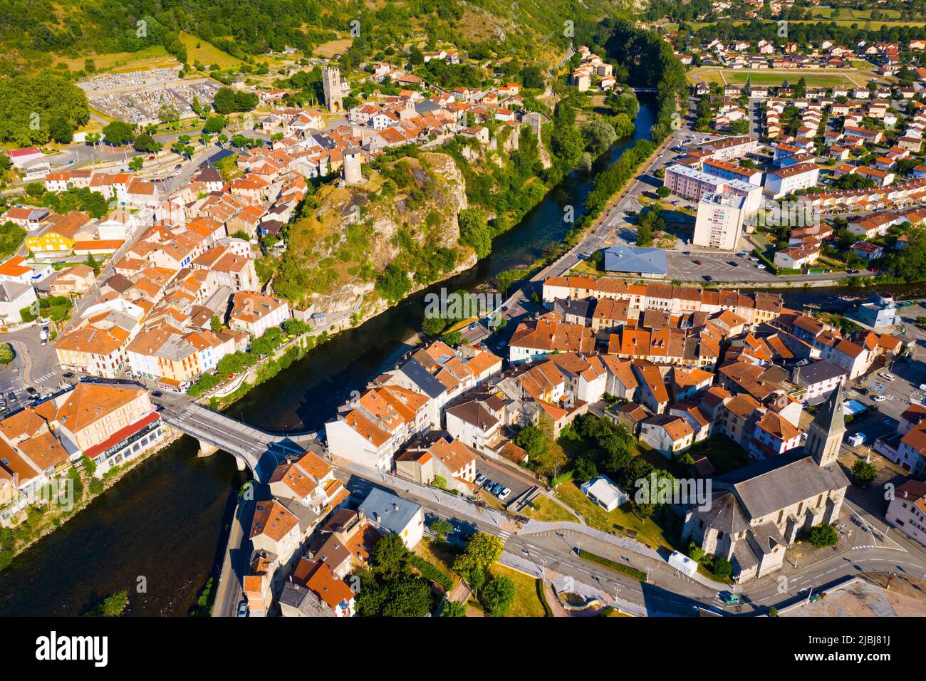 Tarascon sur ariege ariege river hi-res stock photography and images ...