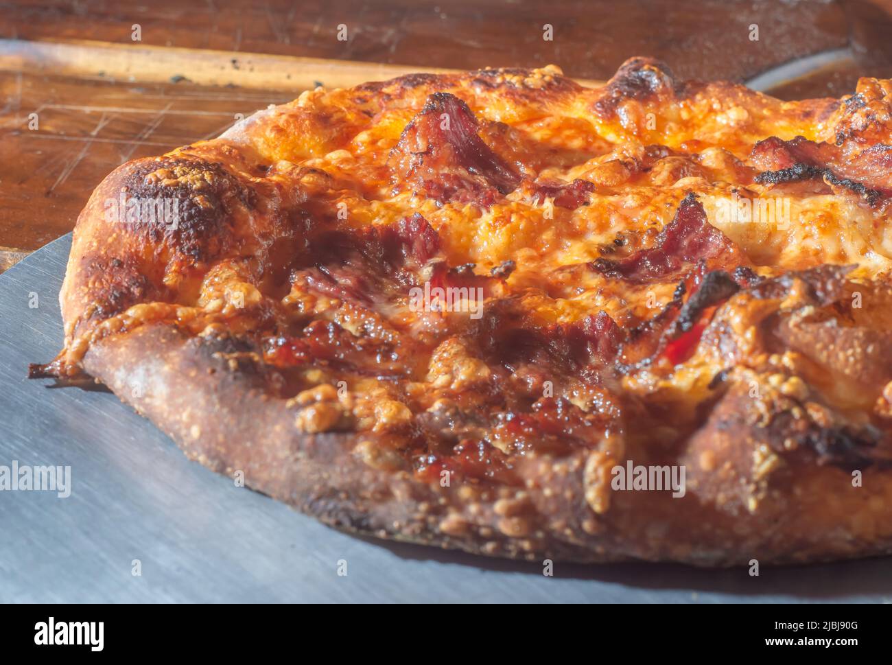 Homemade Italian pizza with natural fermentation, various flavors among ...