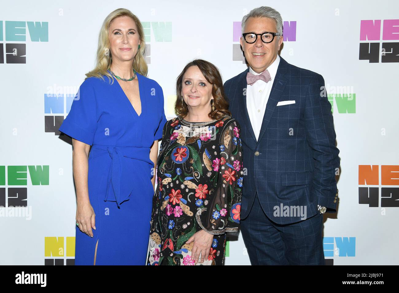 (L-R) Fiona Rudin, Rachel Dratch and Russell Granet attend the New 42 ...