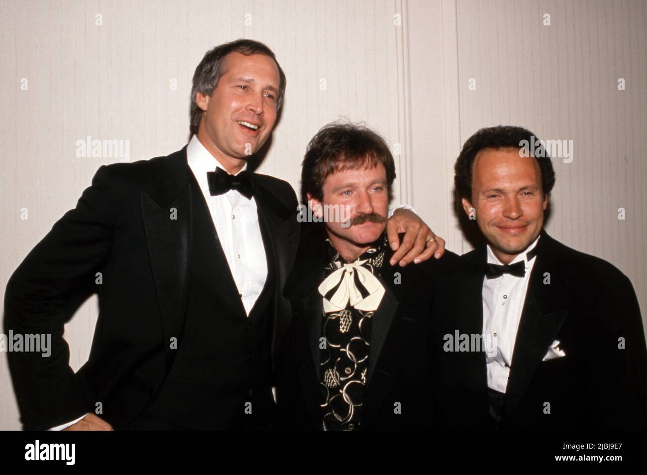 Chevy Chase with Robin Williams and Billy Crystal May 1988 Credit ...