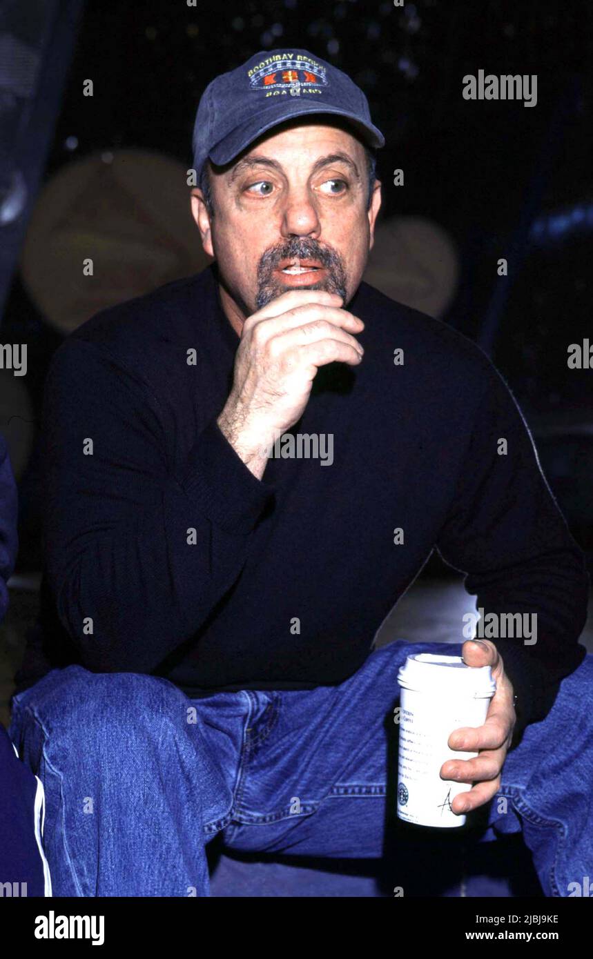 Billy Joel rehearsing For His Concert At Madison Square Garden in 2006 ...