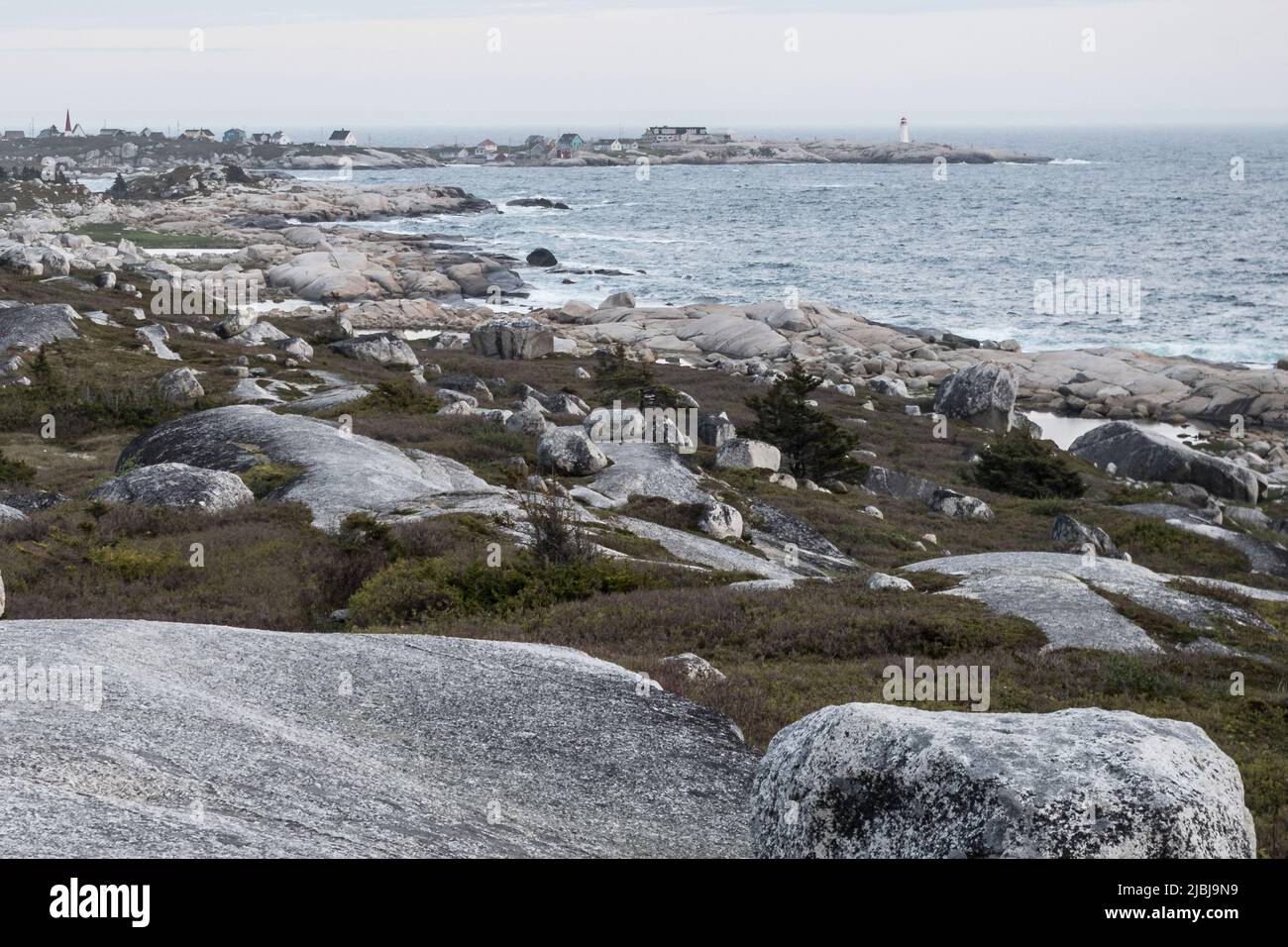 Peggys cove rocks at sunset nova scotia hi-res stock photography and ...