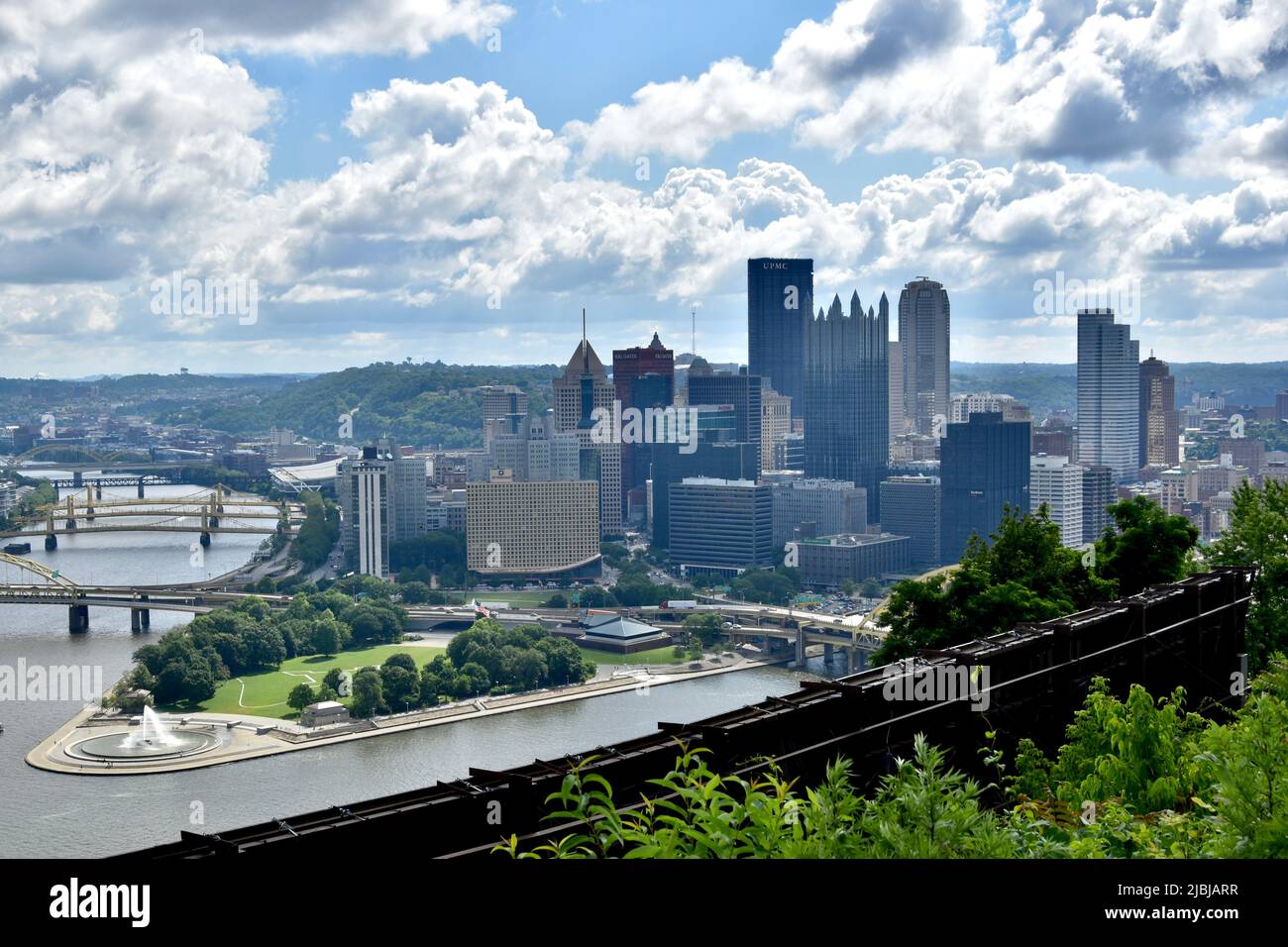 Pittsburgh funicular skyline hi-res stock photography and images - Alamy