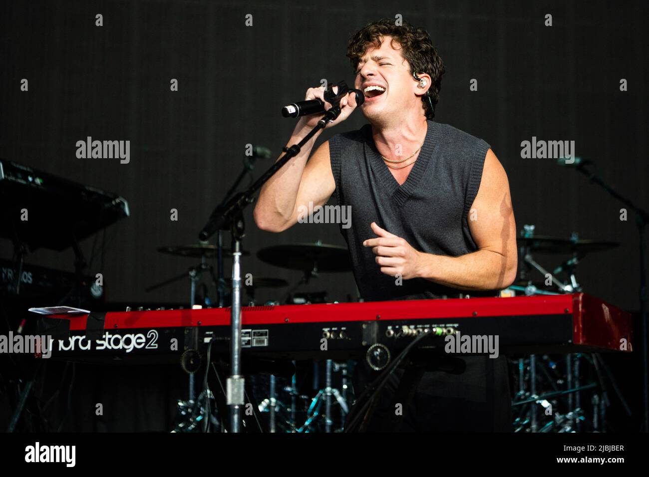 Charlie Puth performs during Wild 94's Wazzmatazz at Shoreline ...