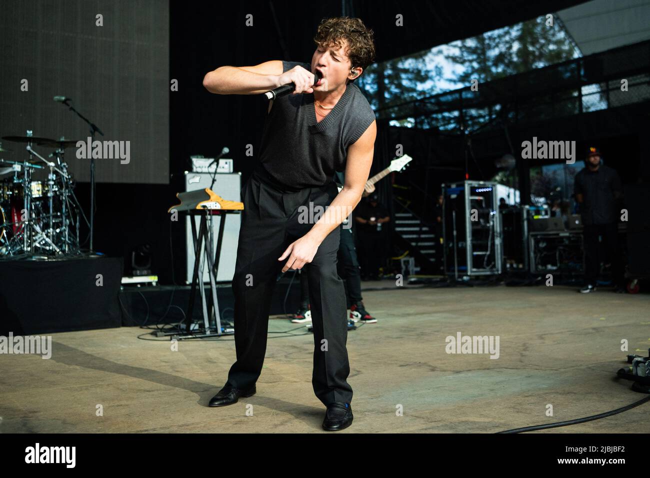 Charlie Puth performs during Wild 94's Wazzmatazz at Shoreline ...