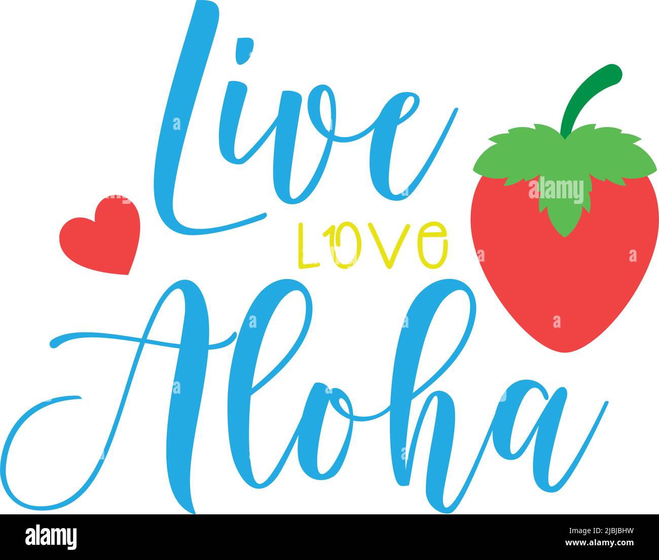 Vector illustration of aloha word hi-res stock photography and images ...