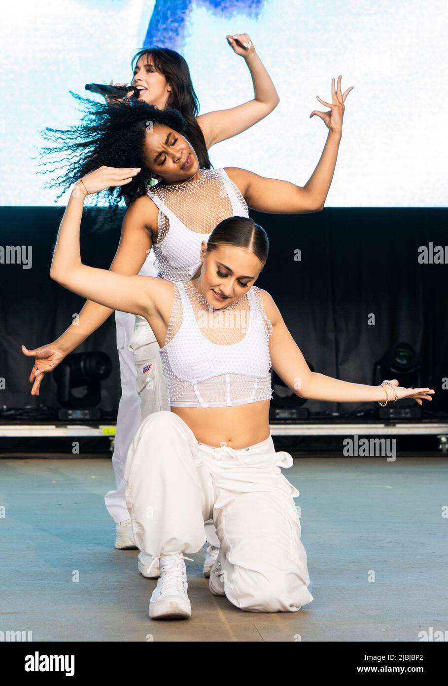 Tate McRae performs during Wild 94's Wazzmatazz at Shoreline ...