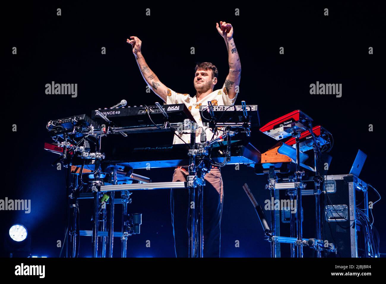 Alex Pall of The Chainsmokers performs during Wild 94's Wazzmatazz at ...