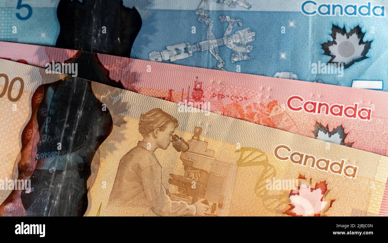 Canada currency twenty hi-res stock photography and images - Alamy