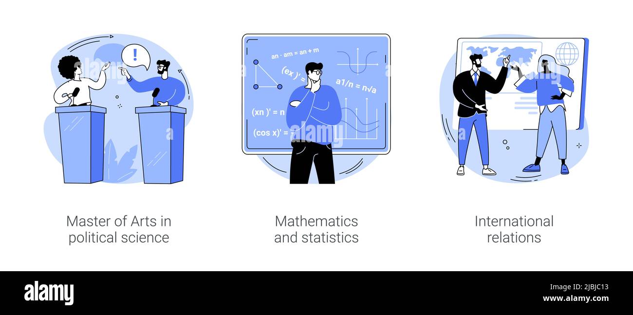 Social science isolated cartoon vector illustrations se Stock Vector ...