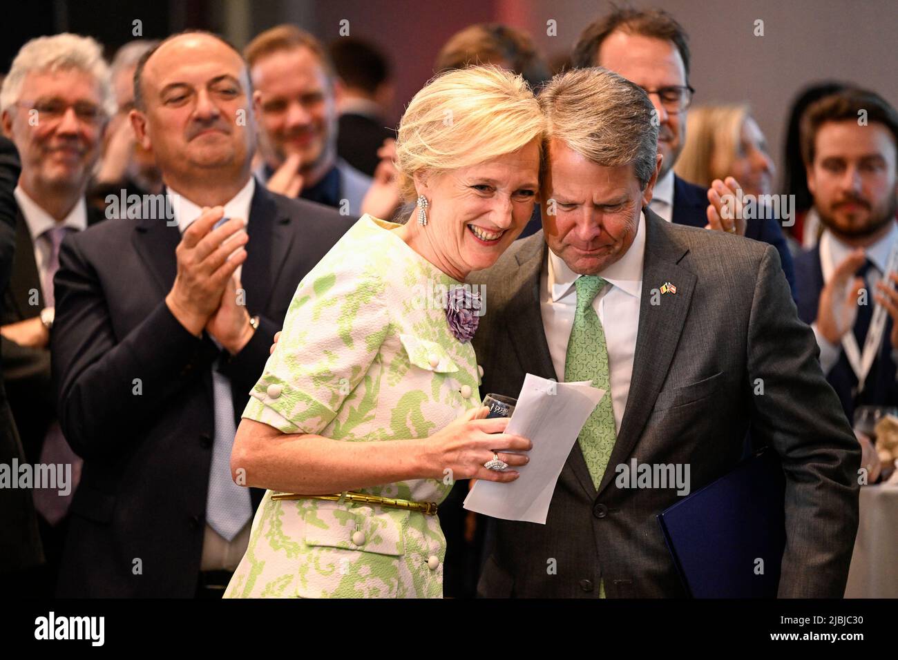 Princess Astrid of Belgium and Georgia governor Brian Kemp pictured ...