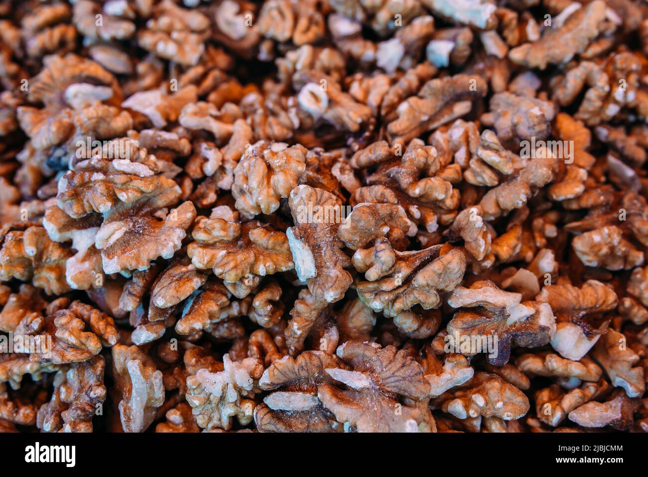 Pile walnut kernels top hi-res stock photography and images - Alamy
