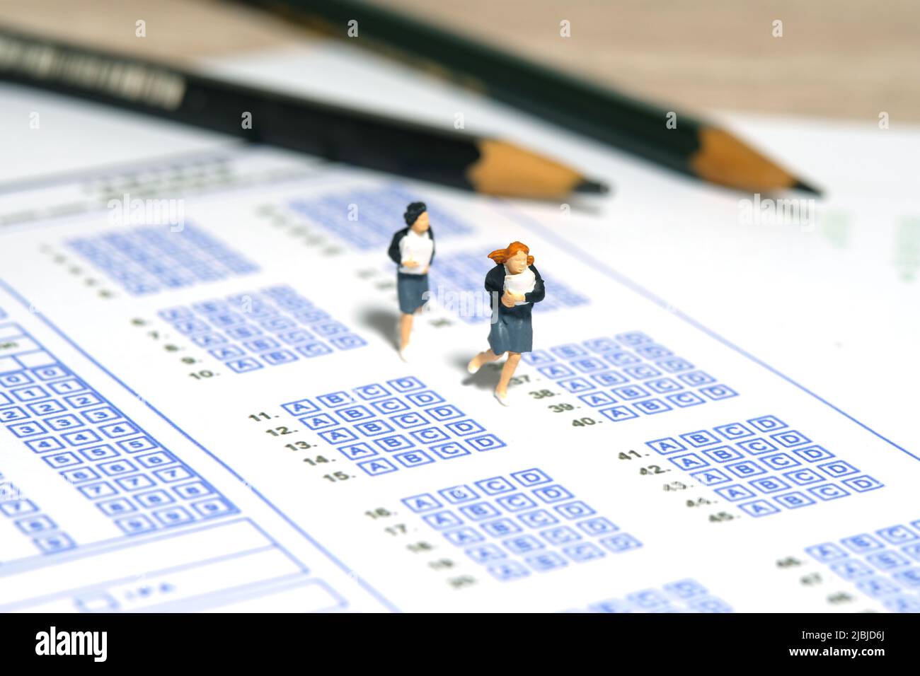 Exam answer sheet paper hi-res stock photography and images - Alamy