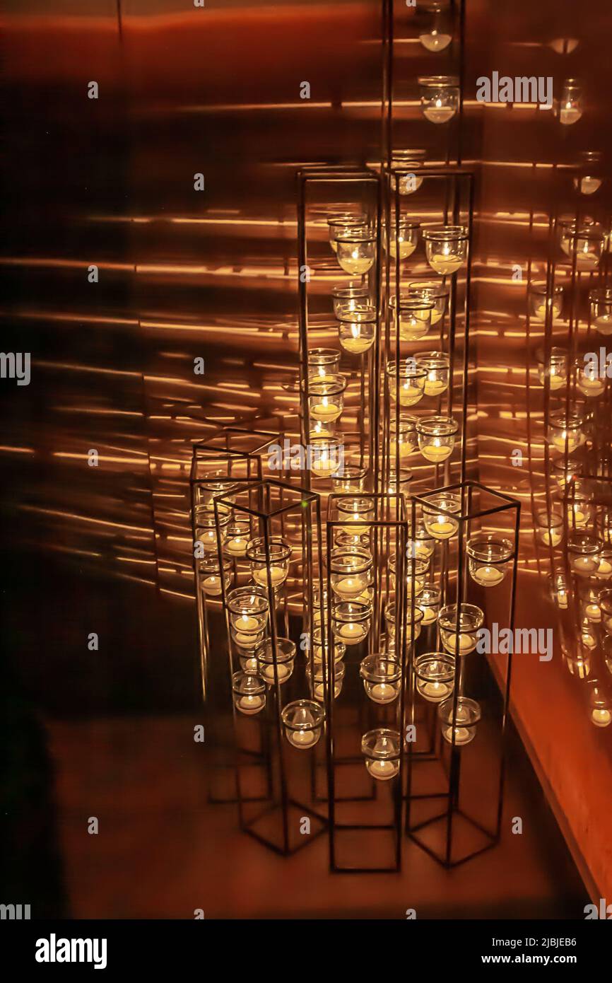 Lit candelabra hi-res stock photography and images - Alamy