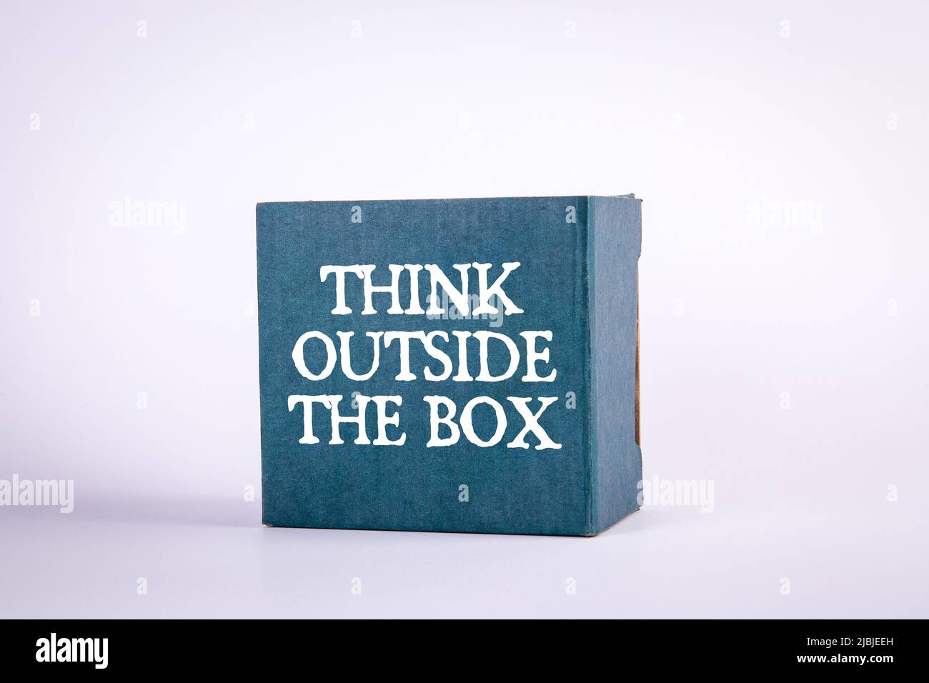 Business plan communication outside box hi-res stock photography and ...