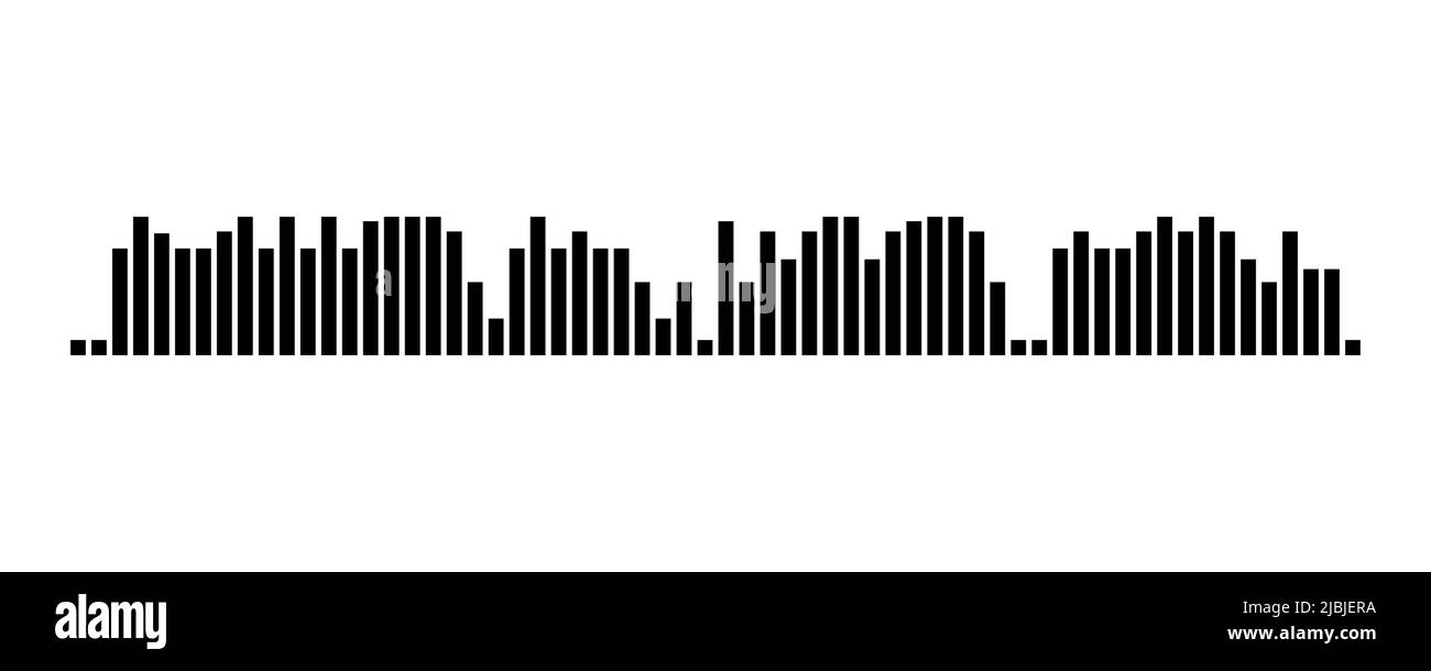 Recording of audio message template. UI element of audio record for ...