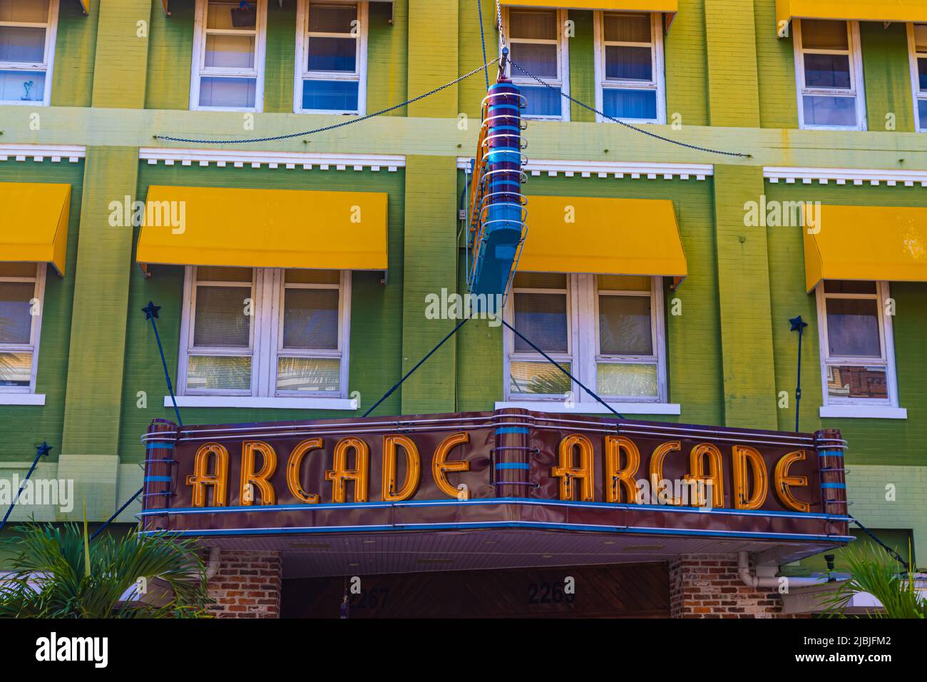 The Old Arcade Theatre on First Street, River District, Fort Myers ...