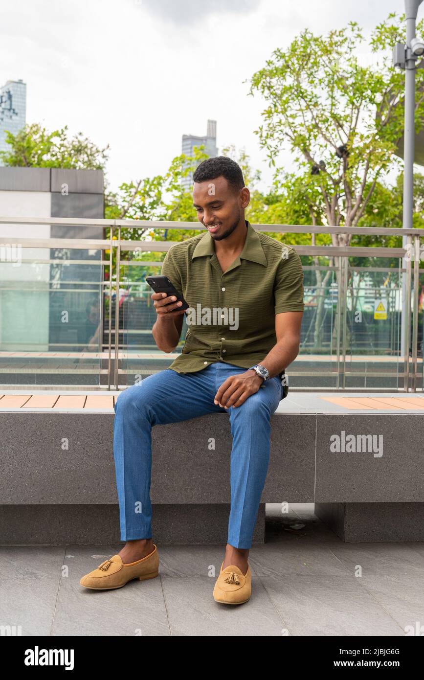 Handsome somali man hi-res stock photography and images - Alamy
