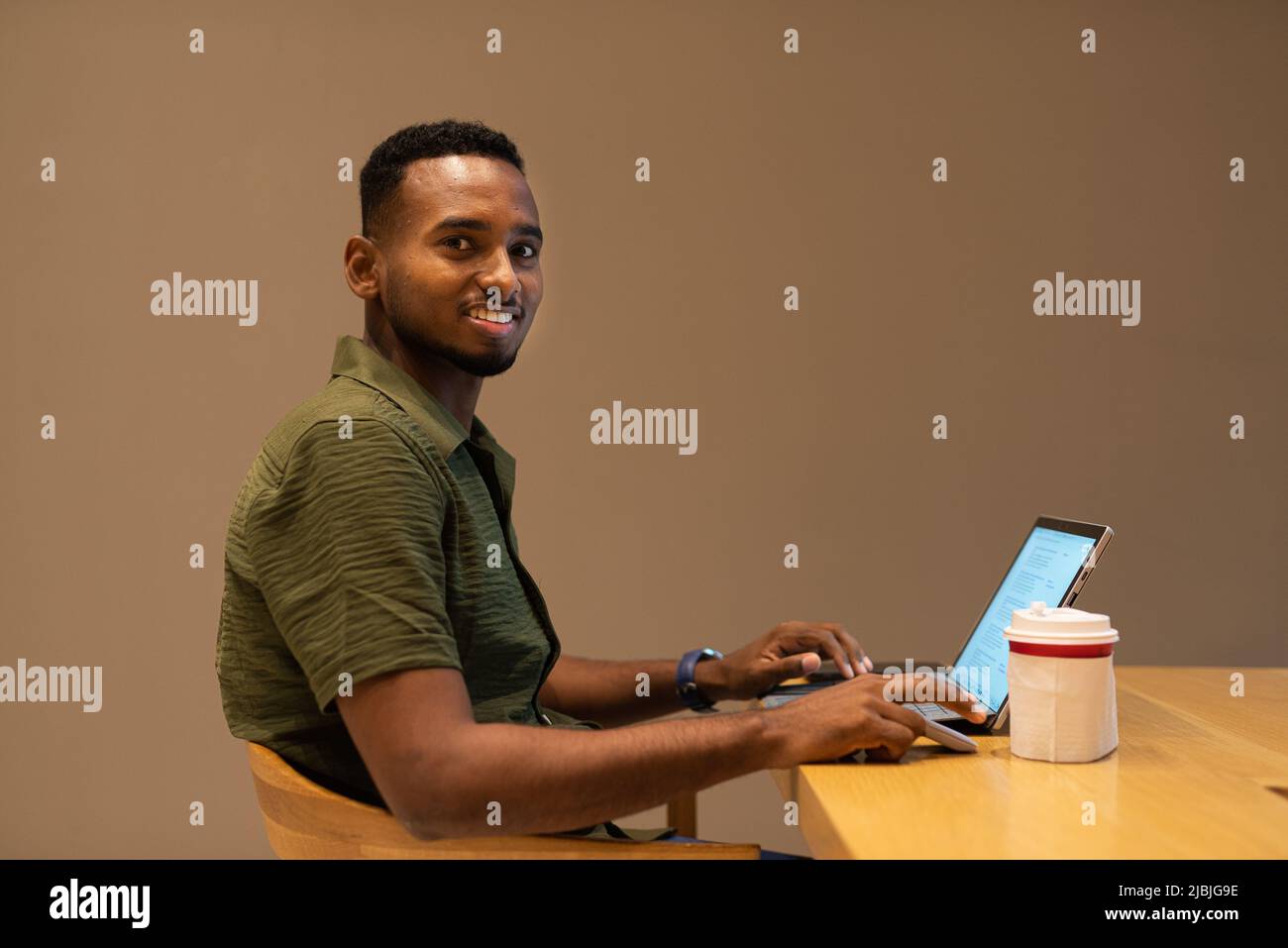 Handsome somali man hi-res stock photography and images - Alamy