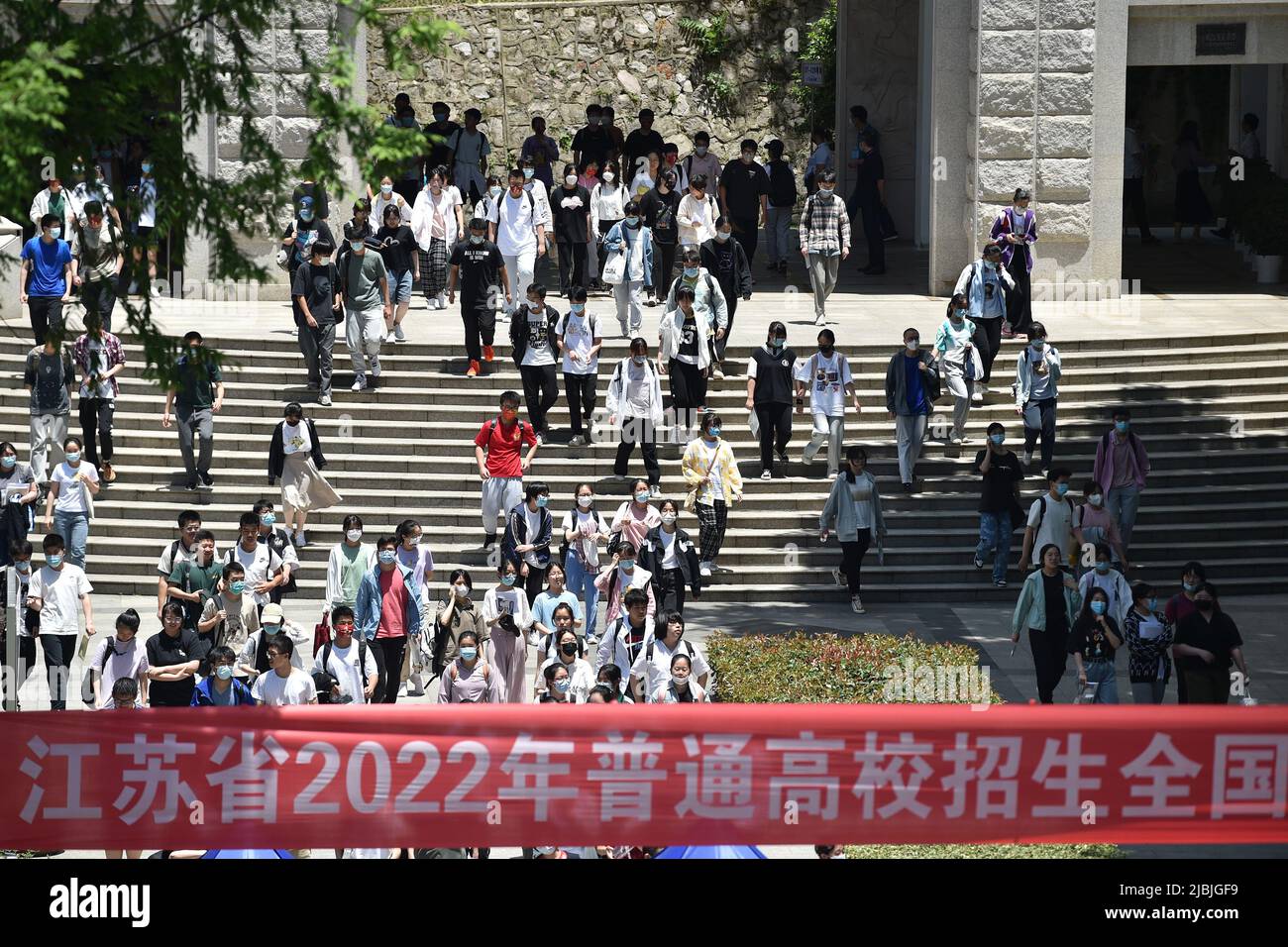 Students taking the chinese gaokao exam hi-res stock photography and ...