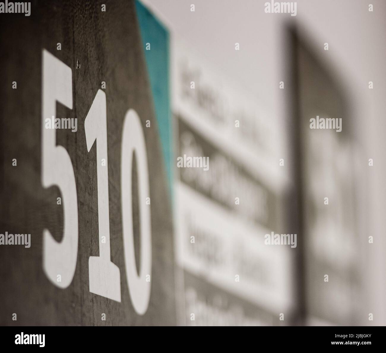 Transantiago route sign, Santiago, Chile Stock Photo - Alamy